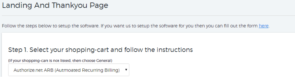 Authorizenet Referral Software